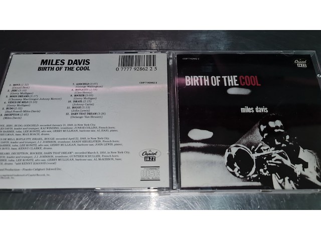 Miles Davis - Birth of the cool , ORIGINAL