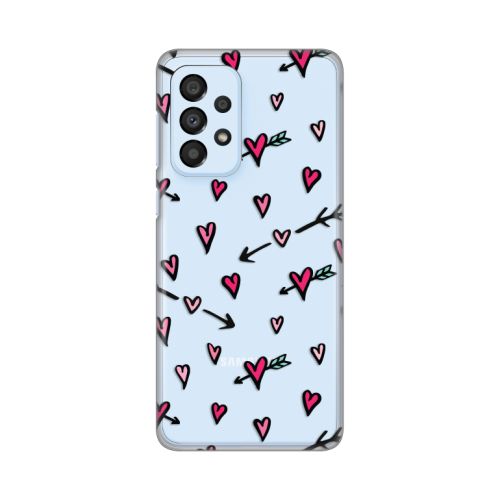 Silikonska futrola - maska print Skin za Samsung A336 Galaxy A33 5G Hearts Pattern