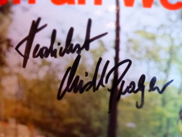 Autogram Christl Prager