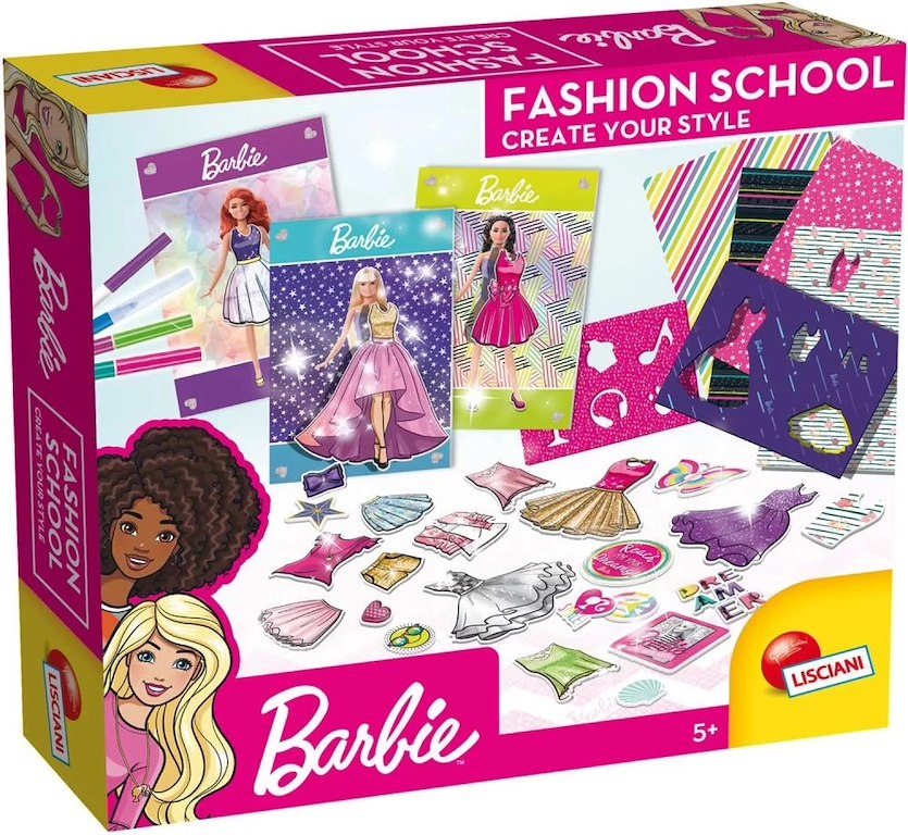 BARBIE KREATIVNI SET FASHION SCHOOL! MAGICNE OLOVKE LISCIANI