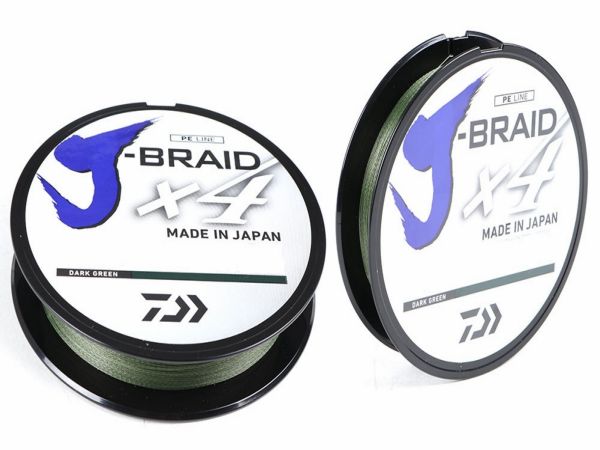 Upredena struna Daiwa J-braid x4 270m/0,17mm dark green