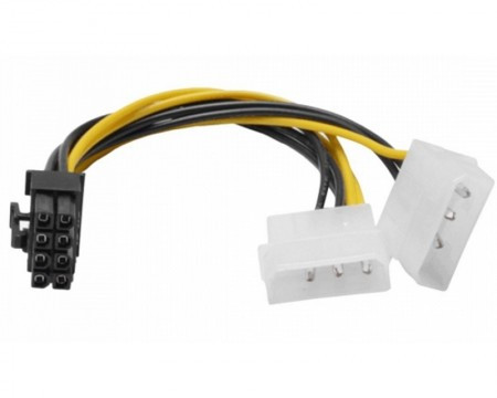 Fast asia adapter za napajanje VGA (8-pin) -2x molex