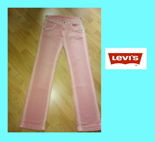 Levis roze pantalone -farmerke