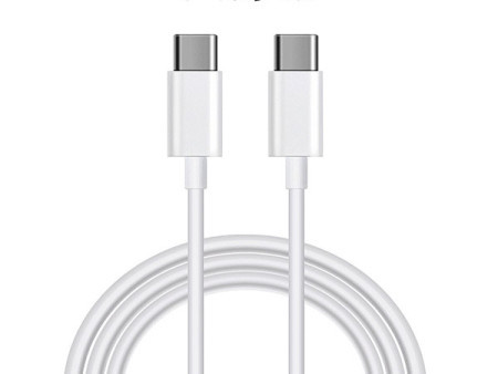 Xwave kabl USB tip-C muški - (tip-C muški) dužina 1M/5A/bakar/beli brzo punjenje ( TYPE C - TYPE C )