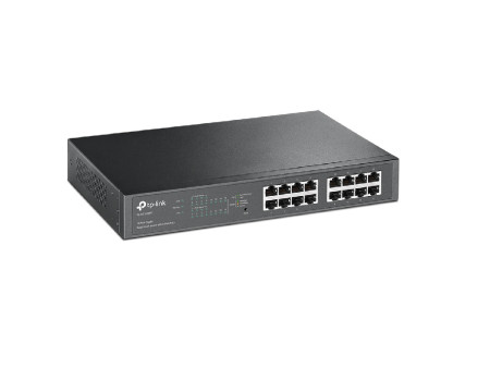 TP-Link 16-Port Gigabit DesktopRack PoE+ Easy Smart incl. 8 PoE+ ports, 110W PoE ( TL-SG1016PE )