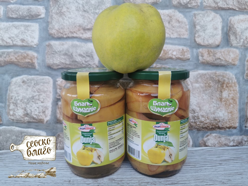 Kompot od dunje 720gr – Blago Šumadije