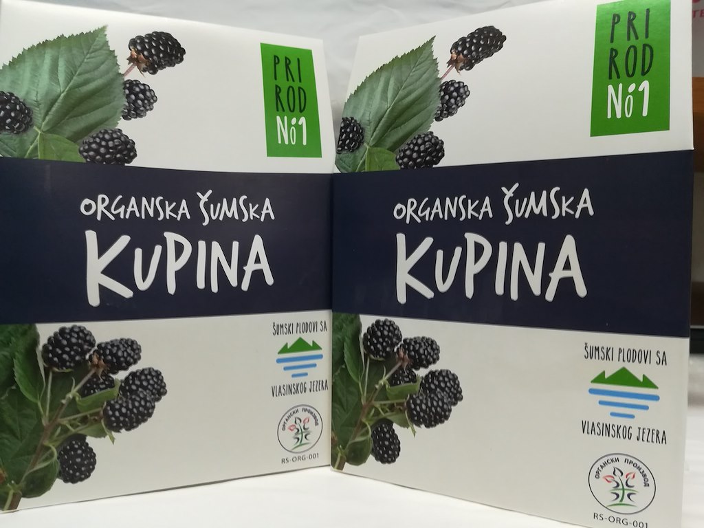 Organska šumska kupina – smrznuta 250gr