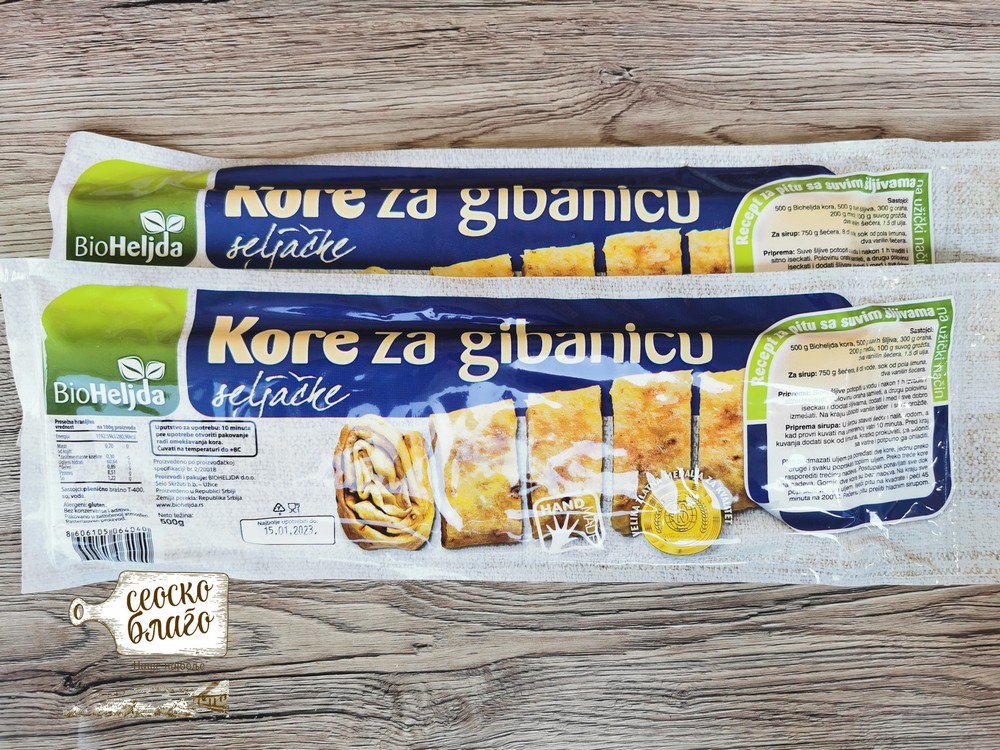 Seljačke kore za gibanicu 500gr