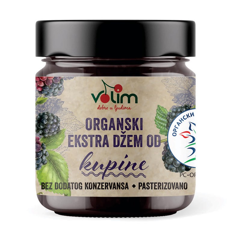 VOLIM-ORGANSKI EXTRA DZEM KUPINA BS 250G