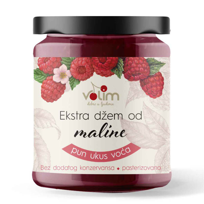 VOLIM-EKSTRA DŽEM MALINA 350G