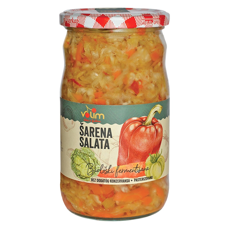 VOLIM ŠARENA SALATA 680G