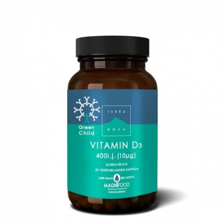 TERRANOVA VITAMIN D3 400 I.U. ZA DECU 50 KAPSULA