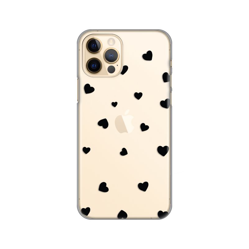 Maskica Silikonska Print Skin za iPhone 12/12 Pro 6.1 Hearts