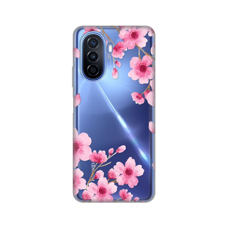 Maskica Silikonska Print Skin za Huawei Nova Y70/Y70 Plus Rose Flowers