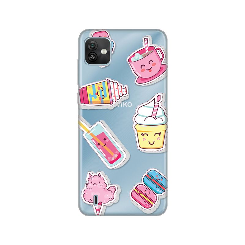 Maskica Silikonska Print Skin za Wiko Y82 Ice cream