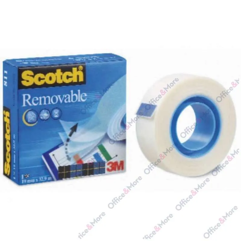 SCOTCH LEPLJIVA TRAKA REMUVABLE 811 19MMX33M