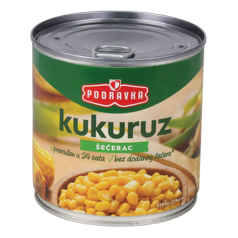 Podravka kukuruz secerac 340 g