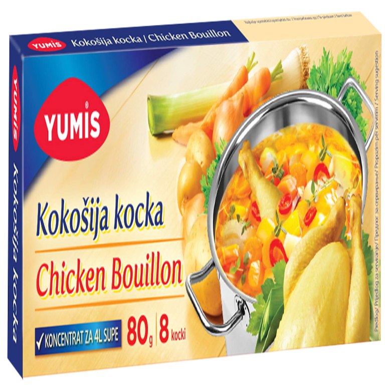 Yumis supa kocka kokošija 80g yumis