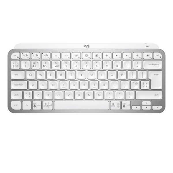 MX Keys Mini Wireless Illuminated Keyboard - Pale Grey