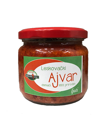 Leskovački ajvar, ljuti 350g