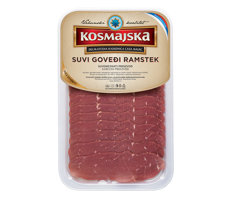 Kosmajski suvi goveđi ramstek, narezano 80g