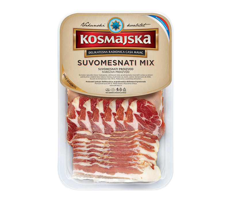 Kosmajski suvomesnati mix, narezano 100g