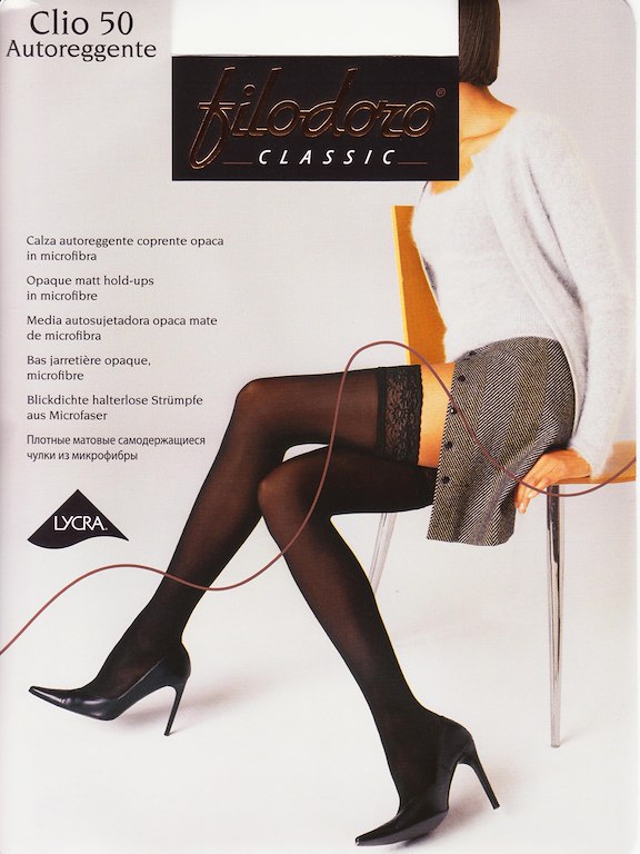 Čarape samodržeće Filodoro Clio 50