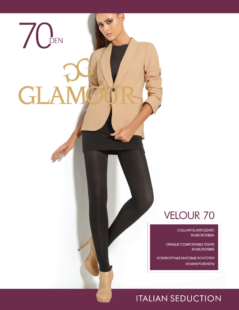 Čarape Glamour Velour 70