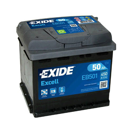 Akumulator Excell EB501 12V 50Ah L+ (Exide)