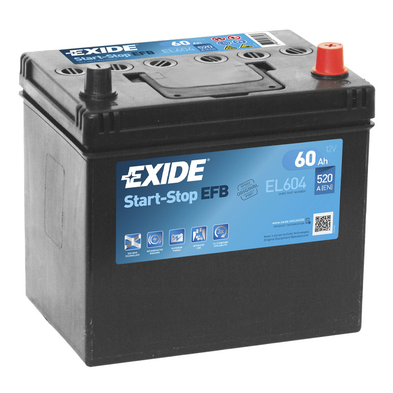 Akumulator Start&Stop EFB EL604 12V 60Ah (Exide)