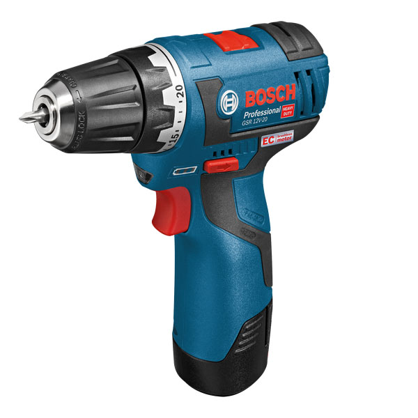 Akumulatorska bušilica – odvrtač GSR 12V-20 Professional (06019D4001) (Bosch)