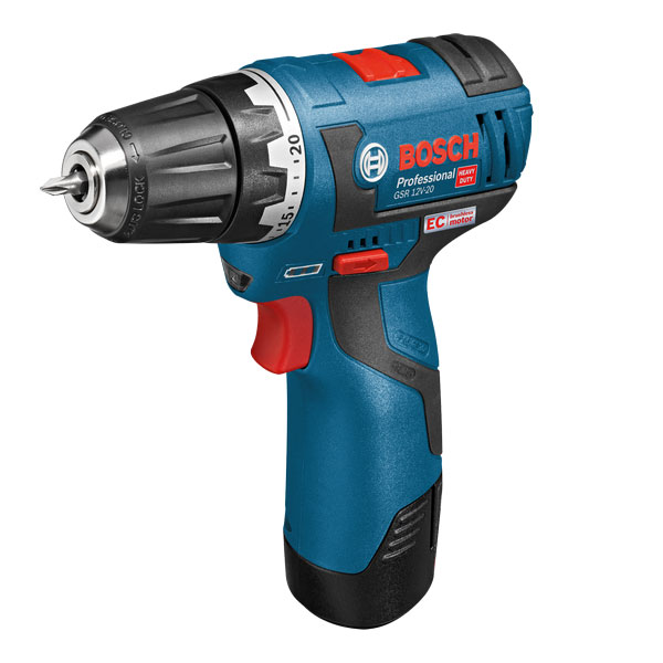 Akumulatorska bušilica-odvrtač GSR 12V-20 Professional (06019D4000) (Bosch)