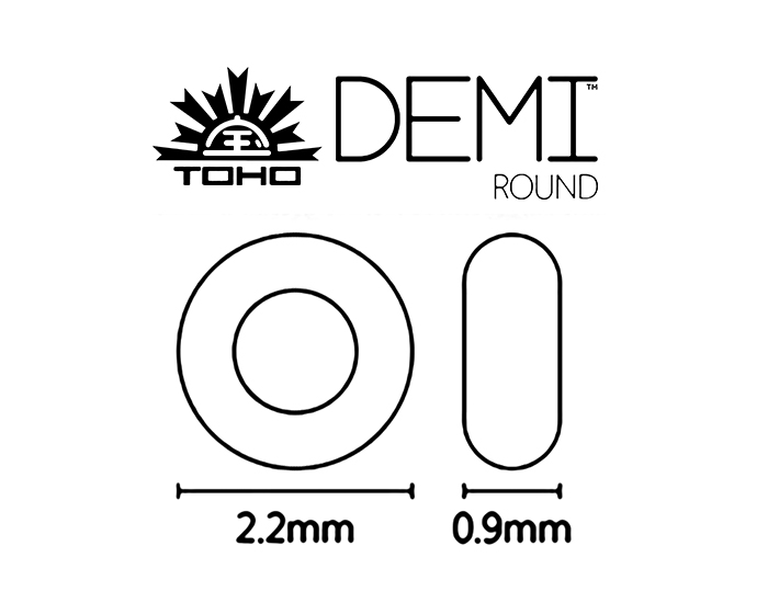 TN-11-611 Demi Round 11/0 Matte Color Opaque Gray (5gr)