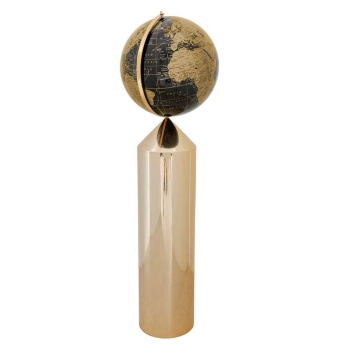 Deco Object Globe Top Gold 132cm