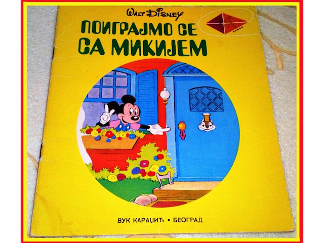 Walt Disney BAMBI biblioteka Poigrajmo se s Mikijem  ✿✿