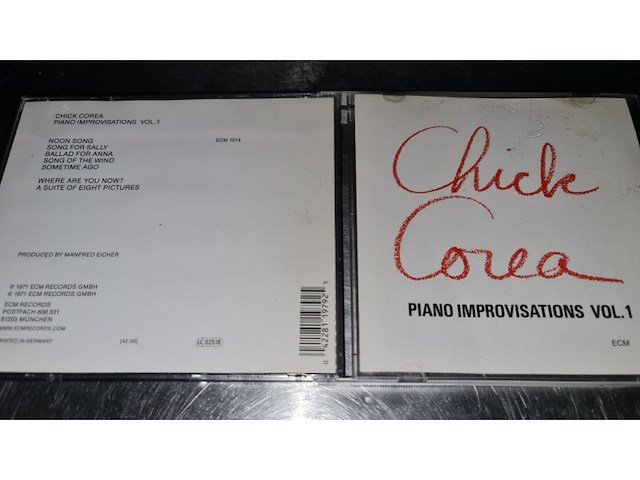 Chick Corea - Piano improvisations Vol. 1 , ORIGINAL