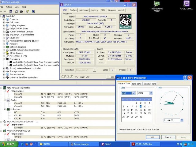 Athlon Dual Core 4600+ 64 bit sa hladnjakom