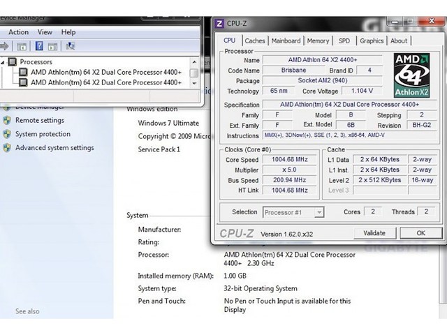 Athlon Dual Core 4400+ 64 bit sa hladnjakom