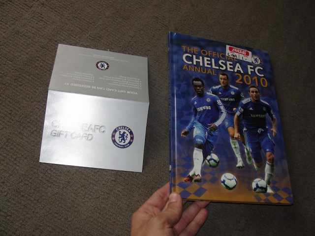 OFFICIAL CHELSEA FC 2010 SA BLANKO RAZGLEDNCA KARTOM