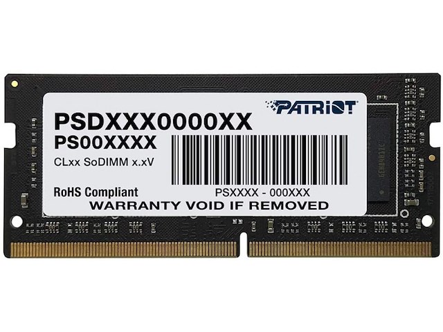 AKCIJA: Patriot DDR4 16GB Sodimm 2666MHz!