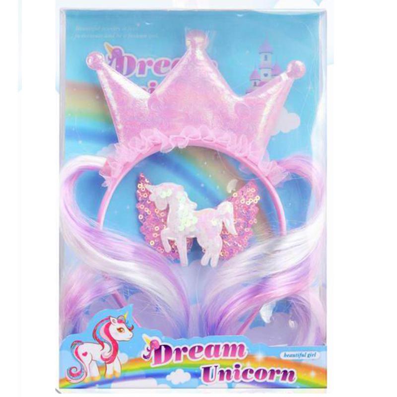 Rajf za kosu Unicorn kruna