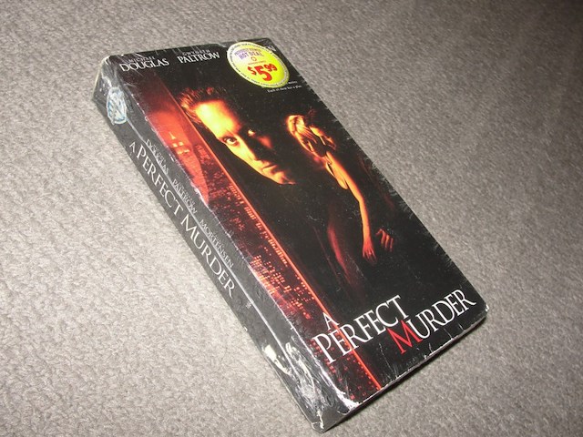 A PERFECT MURDER ORIGNAL VHS