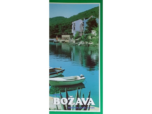 Brošura `HOTELI BOŽAVA` Dugi Otok Jugoslavija