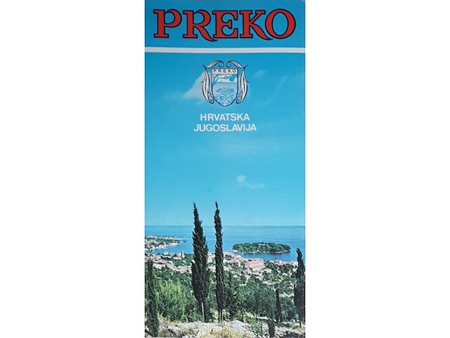 Brošura `PREKO` Hrvatska Jugoslavija