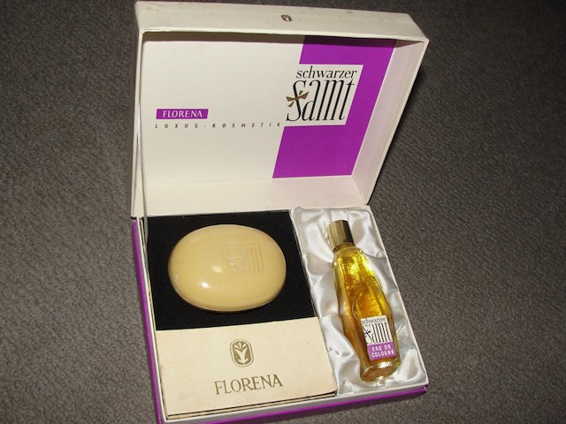 FLORENA Scwarzer SAMT parfum VINTAGE luksuzni rare