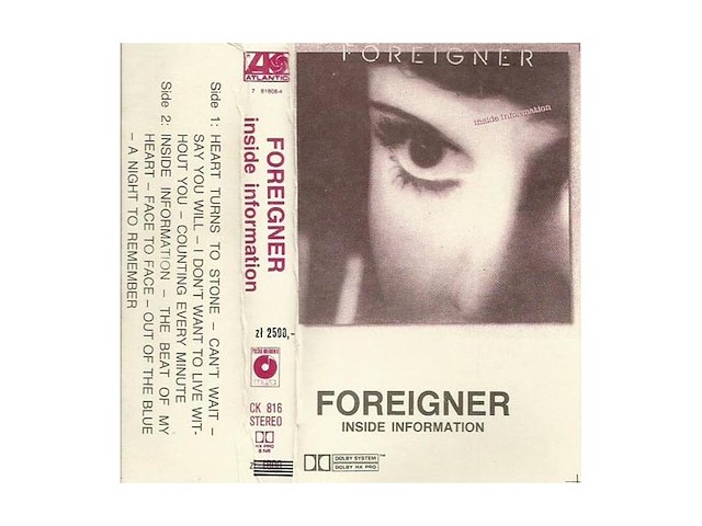 Foreigner - Inside Information