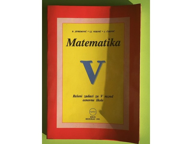 MATEMATIKA V rešeni zadaci