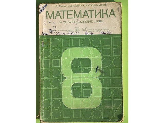 MATEMATIKA za VIII razred osnovne škole