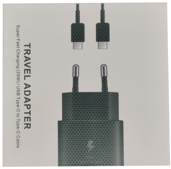 NPA-AC43 ** Gembird brzi Punjac 25W USB-C + kabl USB-C na USB-C 5V/3A, 9V/2,2A (543)