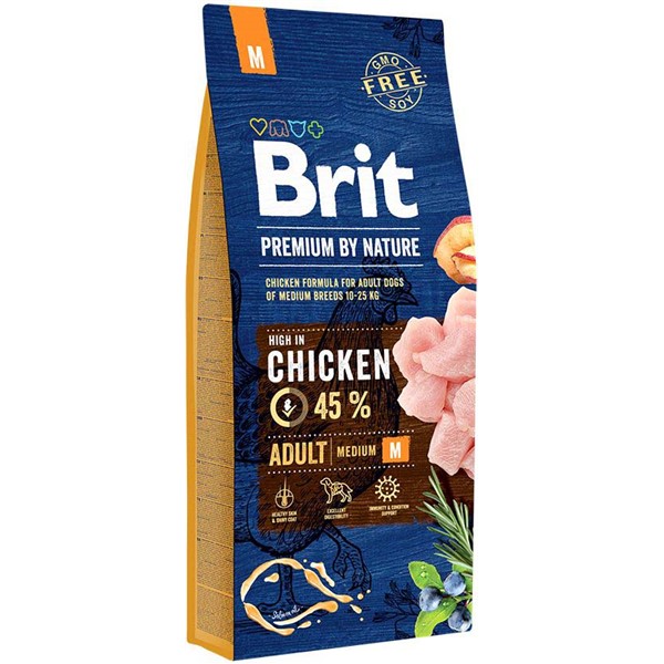 Brit Premium by Nature Dog Adult Medium Chicken 3KG